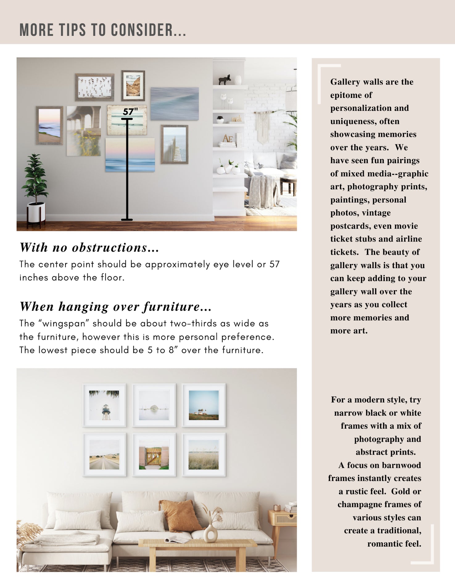 Gallery Wall Guide - MK Envision Galleries