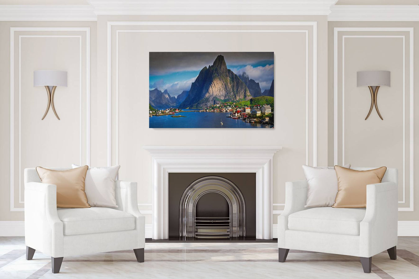 "Lofoten Wall" Norway Landscape Wall Art - MK Envision Galleries