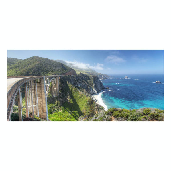"Pacific Blue" Coastal Wall Art, Panorama - MK Envision Galleries